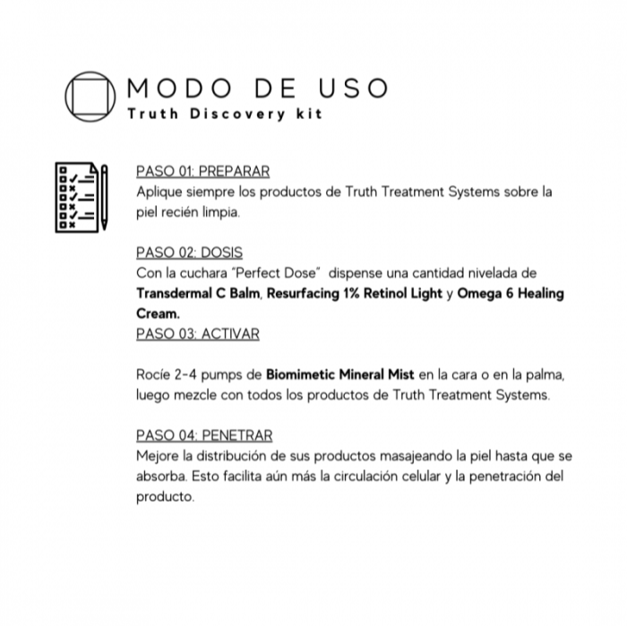 TRUTH DISCOVERY KIT | TRUTH TREATMENT SYSTEMS